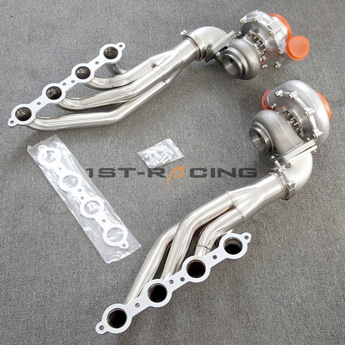 T4 A/R 0.81 Turbo+Manifold Header+T3 T4 Elbows for LS1 LS2 LS3 LS4 LS6 ...