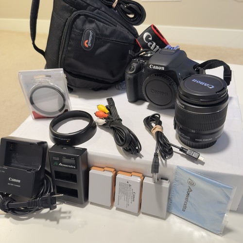Canon EOS Rebel T3i Digital SLR Camera w/ 18-55mm Lens Bundle - Great ...