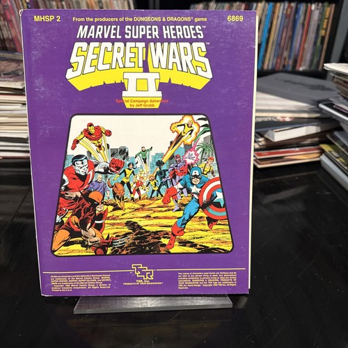 TSR Marvel Super Heroes Secret Wars with Map | eBay