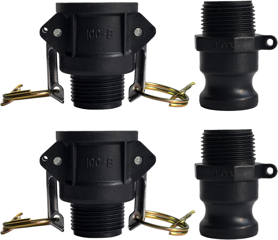1 Inch Camlock Fittings Type B & F Polypropylene Cam and Groove Hose ...