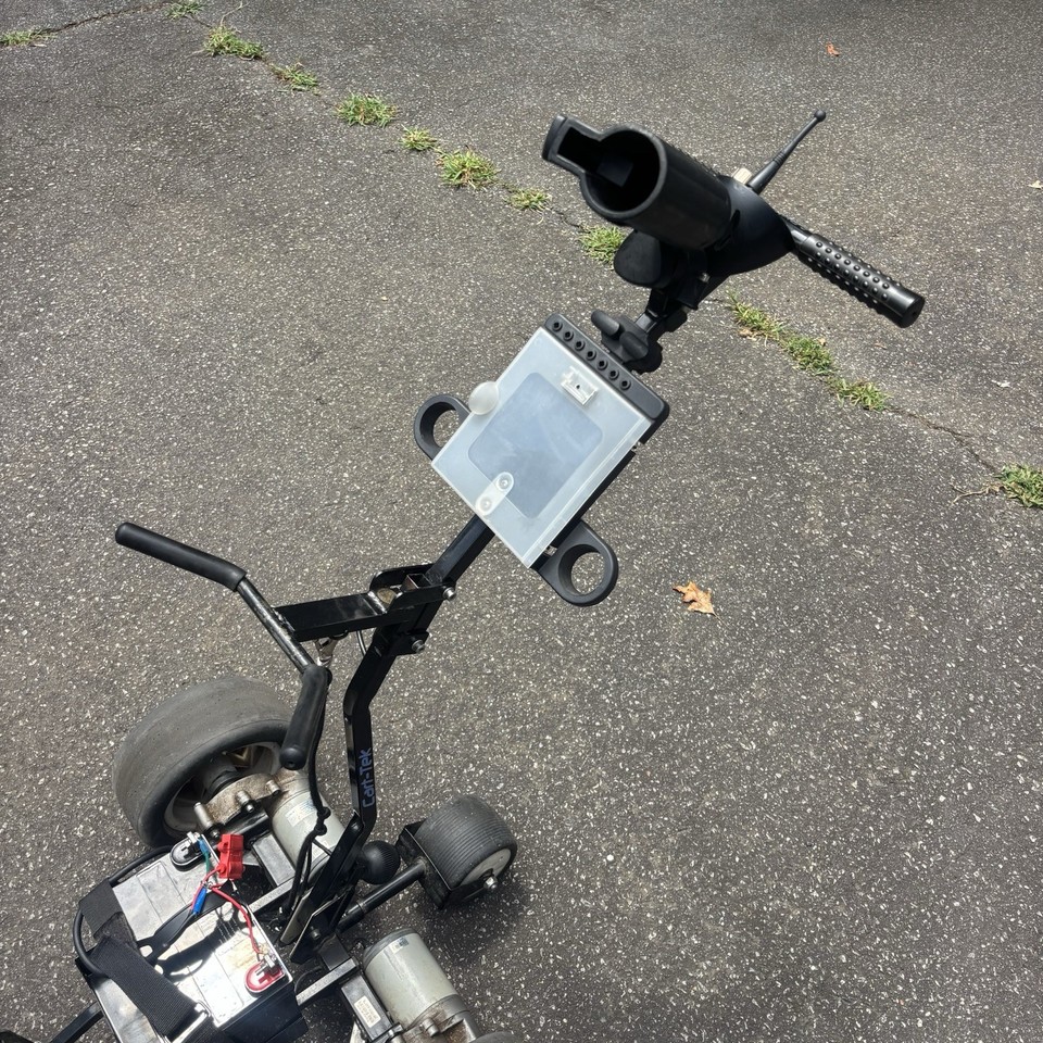 Cart Tek Electric Golf Cart Caddy GRX-1300R With Battery And Charger ...