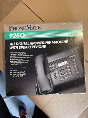 NEW Vintage PhoneMate Model 9250 Digital Answering Machine And ...