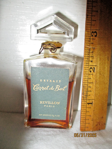 Vintage Revillon Carnet de Bal Extrait Perfume 2/3 Fluid Oz. | eBay