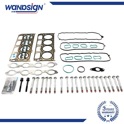 Head Gasket Set Bolts For GMC Sierra 1500 Yukon Chevrolet Silverado 5 ...