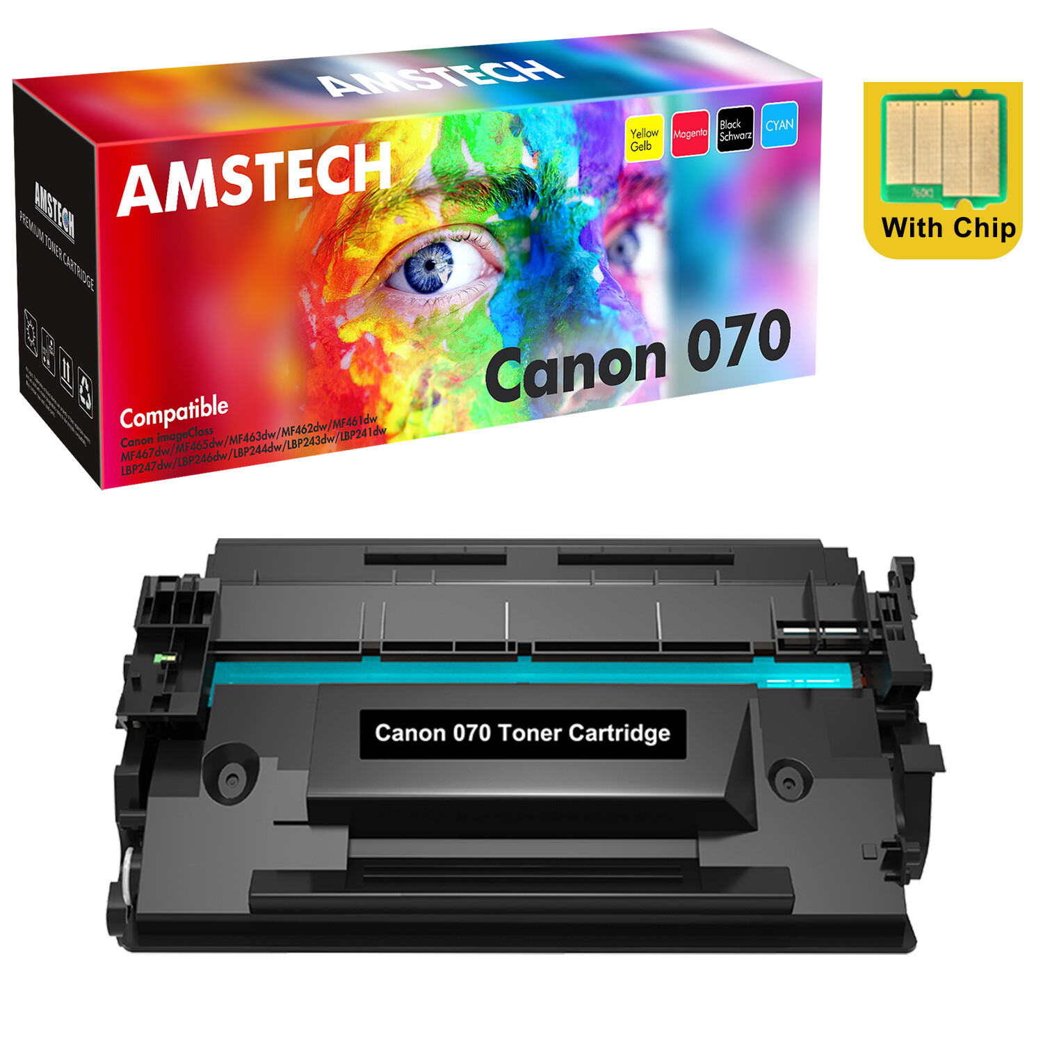 Toner For Canon 070 imageClass LBP246 LBP244 LBP243 LBP241 MF467 MF465 MF462 461 | eBay UK