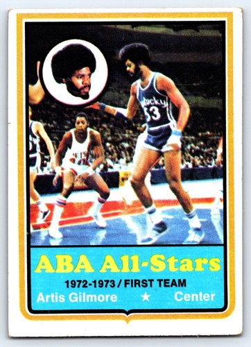1973 Topps Basketball #250 ABA All Stars Artis Gilmore VG/EX | eBay