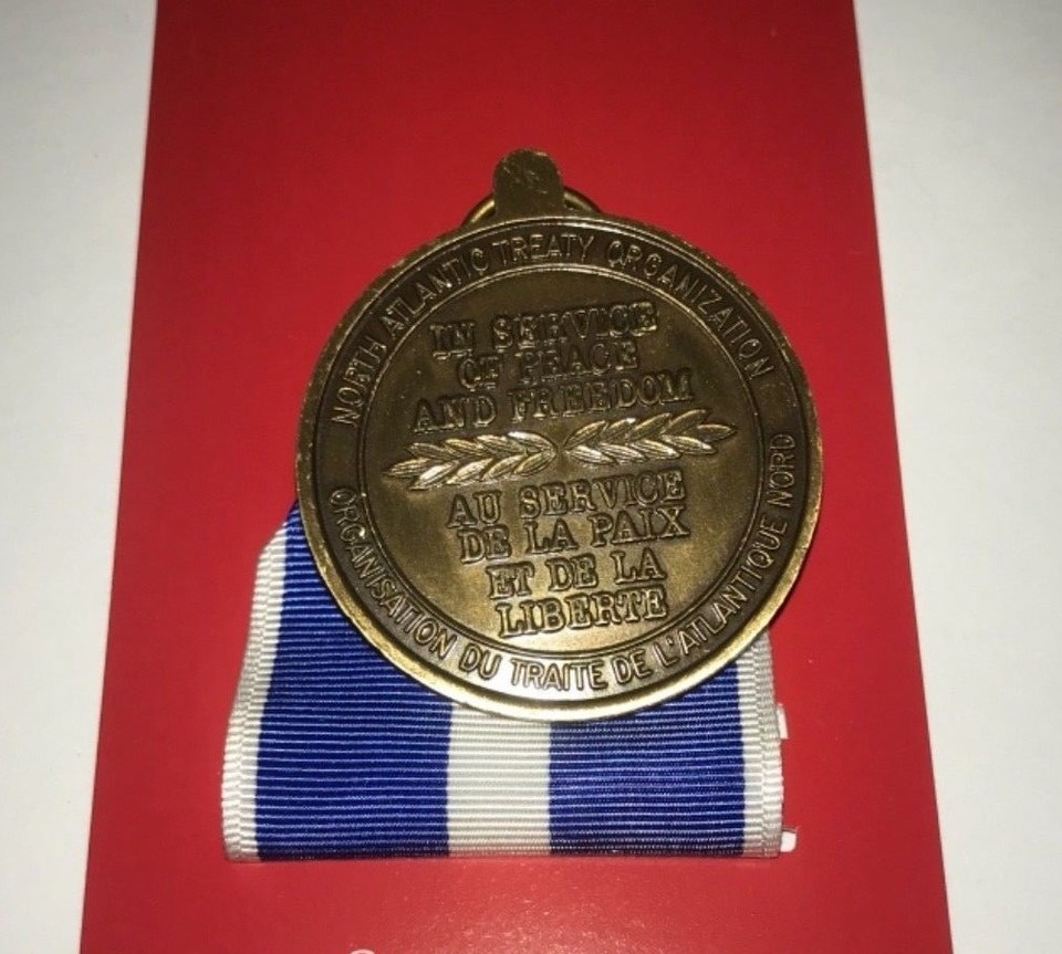 NATO MEDAL KOSOVO CAMPAIGN FULL SIZE RIBBON US MILITARY | eBay