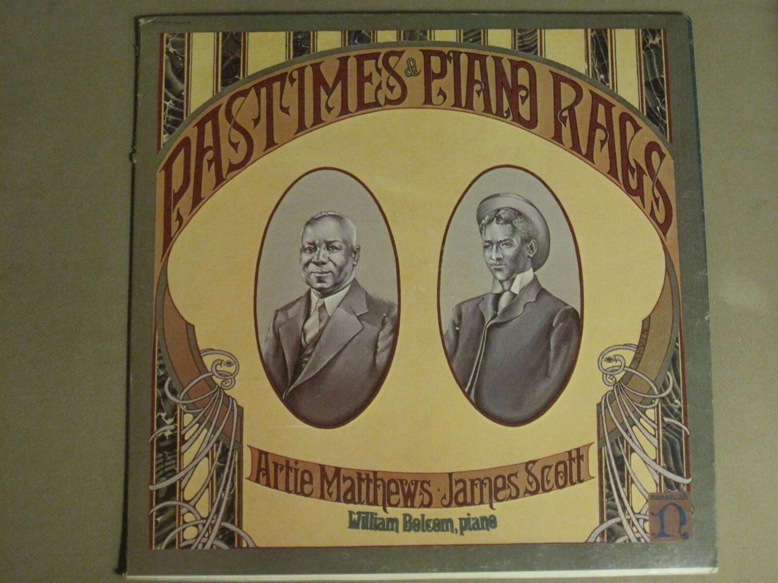 WILLIAM BOLCOM PASTIMES & PIANO RAGS LP NONESUCH H-71299 RAGTIME JAZZ ...