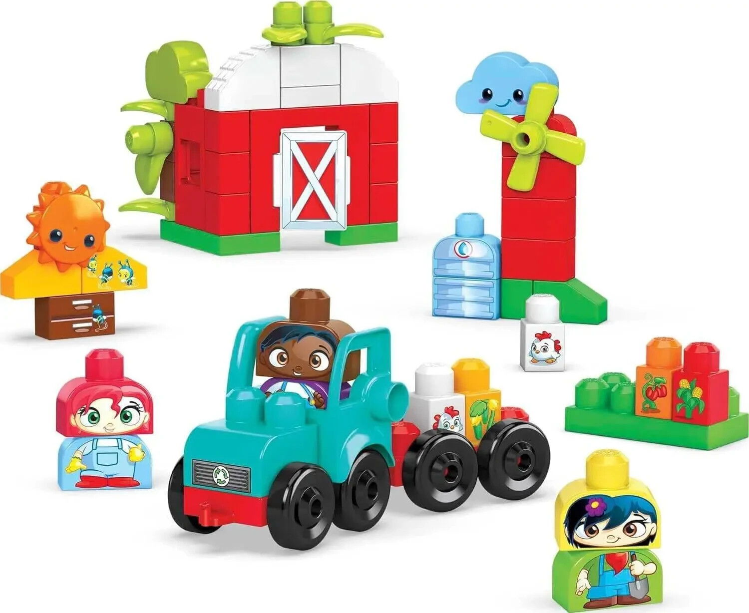 Mega Bloks Grow & Protect Farm Children's Fun Buildable Construction ...