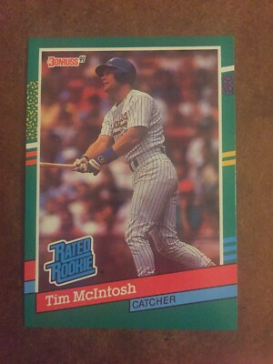 Tim McIntosh 414 Rated Rookie Donruss 1991 MLB Baseball Card | eBay