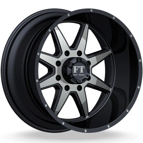 20x14 Machined Black Wheel Full Throttle FT-2 6x135 6x5.5 -76 | eBay