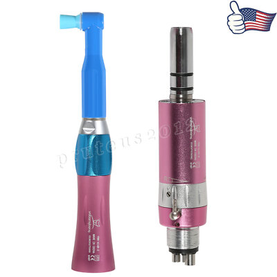 Dental Handpiece Air Motor 4 holes/ Straight Nose Cone Pink / 100 ...