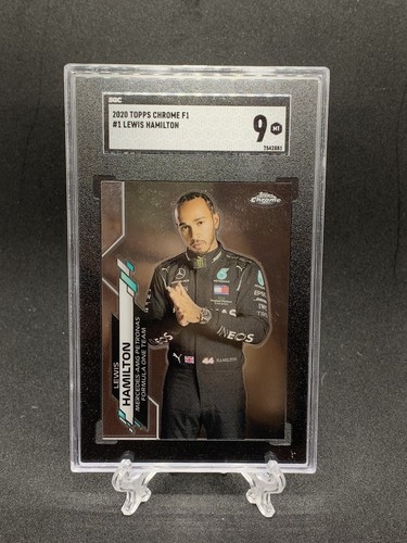 Lewis Hamilton Topps Chrome 2020 Formula 1 F1 Racing Rookie RC SGC 9 ...