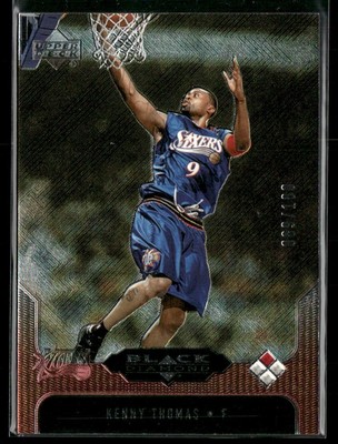 Kenny Thomas 2004-05 Upper Deck Black Diamond Red /100 #63 Philadelphia ...