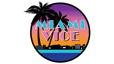 Miami vice sticker logo weatherproof bumper vinyl decal | eBay