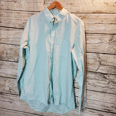 Club Room Regular Fit Long Sleeve Button Down Shirt Size 16.5 34/35 | eBay