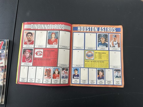 Lot of 3 Topps Baseball Sticker Albums 1984/1983/1983 - Notes for ...
