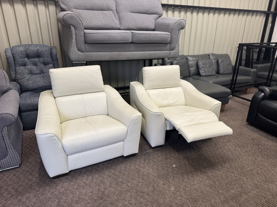 Furniture village Elixir recliner and staric armchair set "Local ...