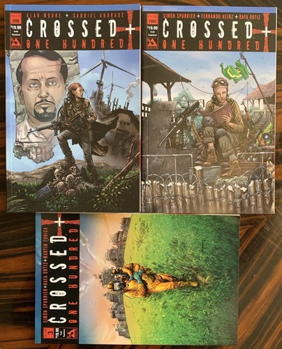 CROSSED Plus One Hundred TPB Lot Vol 1 2 + 3 Comics Moore Watchmen ...