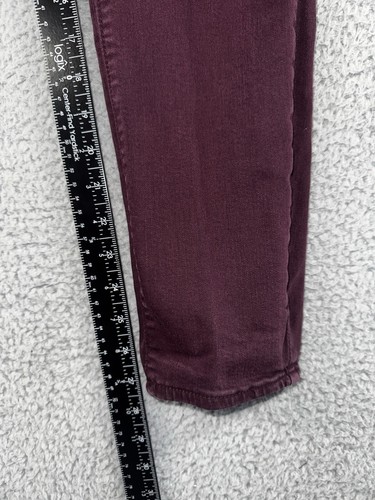 Bullhead Denim Co High Rise Skinnies Burgundy Women 30 | eBay