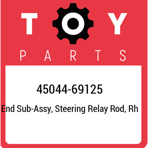 45044-69125 Toyota End sub-assy, steering relay rod, rh 4504469125, New ...