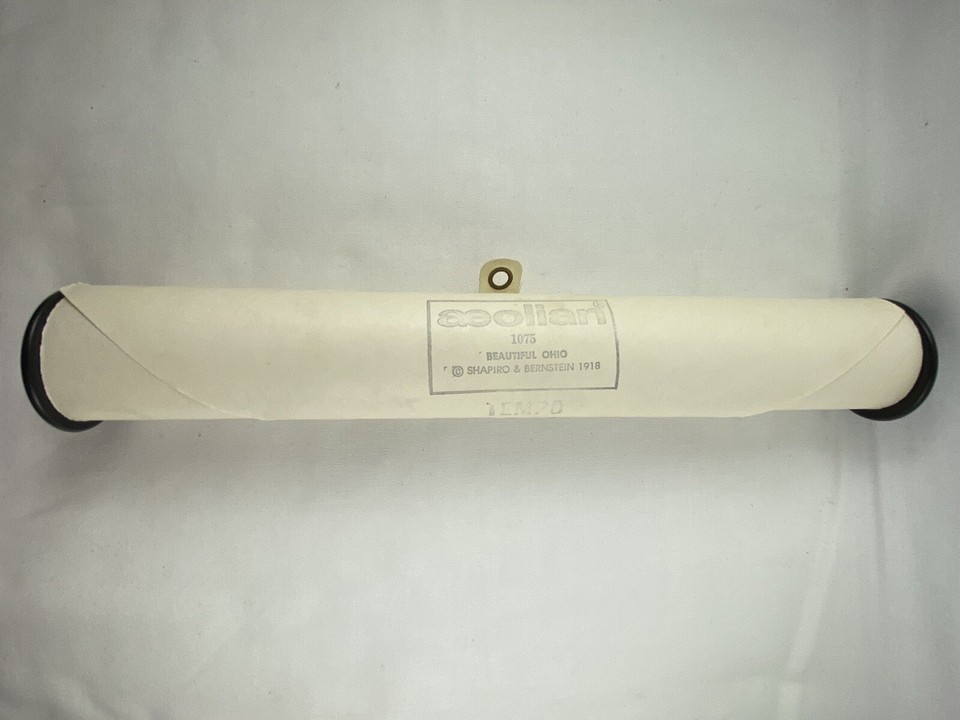 Vintage Aeolian Player Piano Word Roll Beautiful Ohio #1075 | eBay