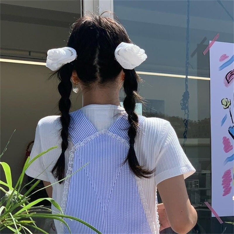 Cute Fairy Bangs Clip Hairpin Y2K Ornaments Headdress Hair Accessories ...