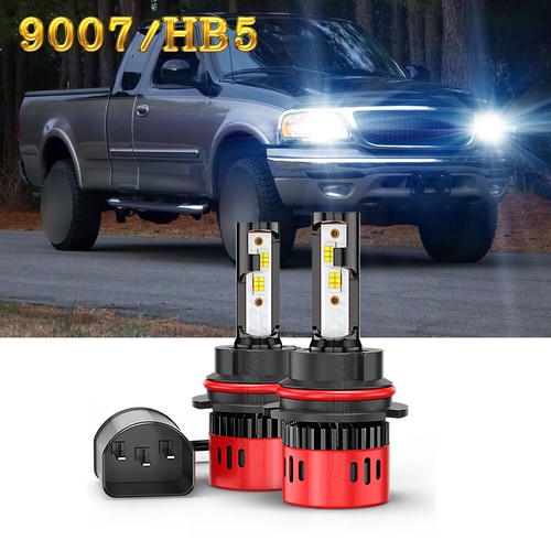 2X 9007 HB5 LED Headlight Conversion Kit Bulbs 80W 7200LM Lamp Hi/Lo ...