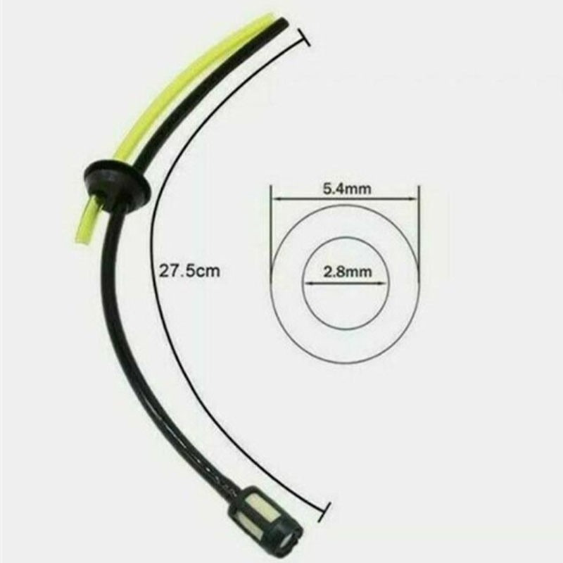 Fuel Hose Filter Primer Kit For Gromett Strimmer Hedge Cutter Chainsaw ...