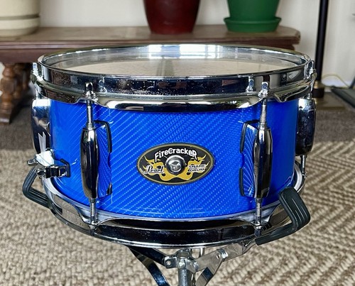 PEARL Firecracker 10x5 Snare Drum Blue Carbon Fiber! | eBay