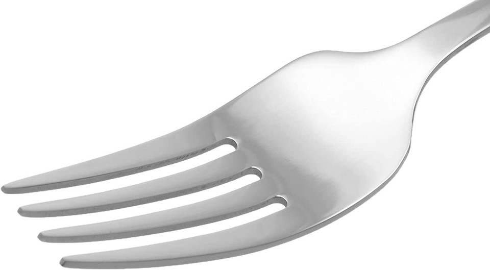 Stainless Steel Dinner Forks with Round Edge Pack of 12 For Dining Room ...