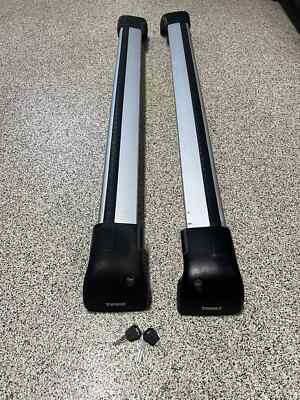 Thule Aeroblade Edge 7602 & 7603 for flush rack , locks optional | eBay