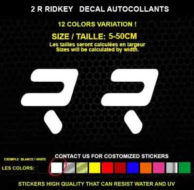 2 RIDLEY autocollant Véritable decal autocollant STICKERS IMPERMÉABLE ...