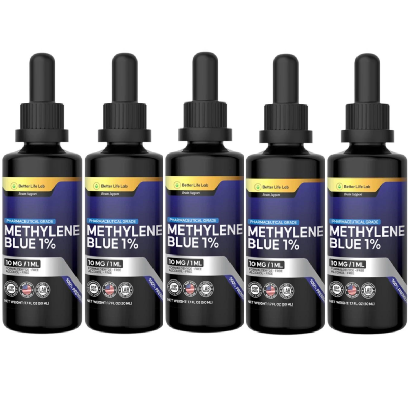 1-5PCS Methylene Blue Pharmaceutical Grade - Methylene Blue 1% - Liquid ...