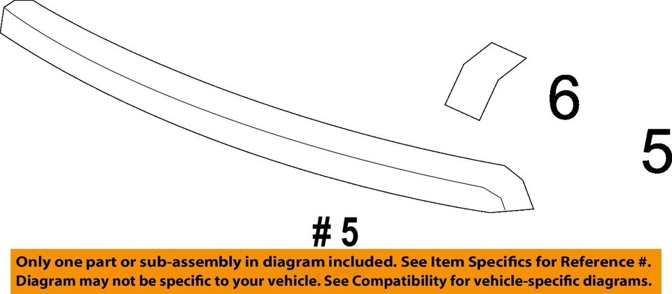 GM OEM 11-14 Sierra 2500 HD Hood Exterior Trim-Front Molding 20963701 ...