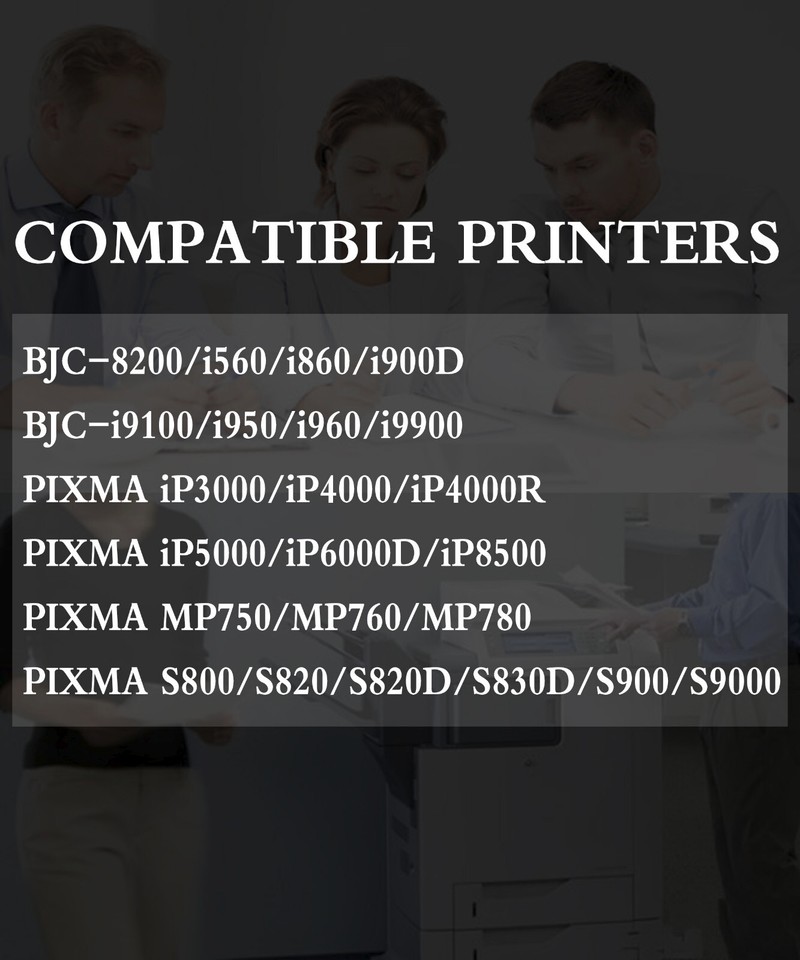 4PK BCI3e BCI-3 BCI-3e Ink Cartridge for PIXMA iP3000 MP960 Printer (Black) | eBay