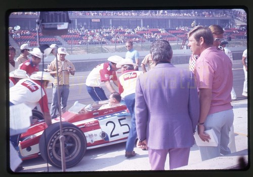 Lloyd Ruby #25 - 1970 Inaugural California 500 @ Ontario OMS - Vtg Race Slide | eBay