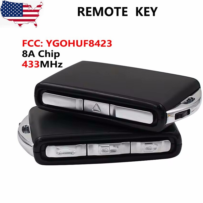 2x YGOHUF8423 for Volvo S60 S90 V60 V90 XC40 XC60 XC90 Polestar Remote ...