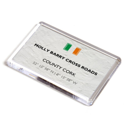 FRIDGE MAGNET - Molly Barry Cross Roads - County Cork - Ireland - Lat ...