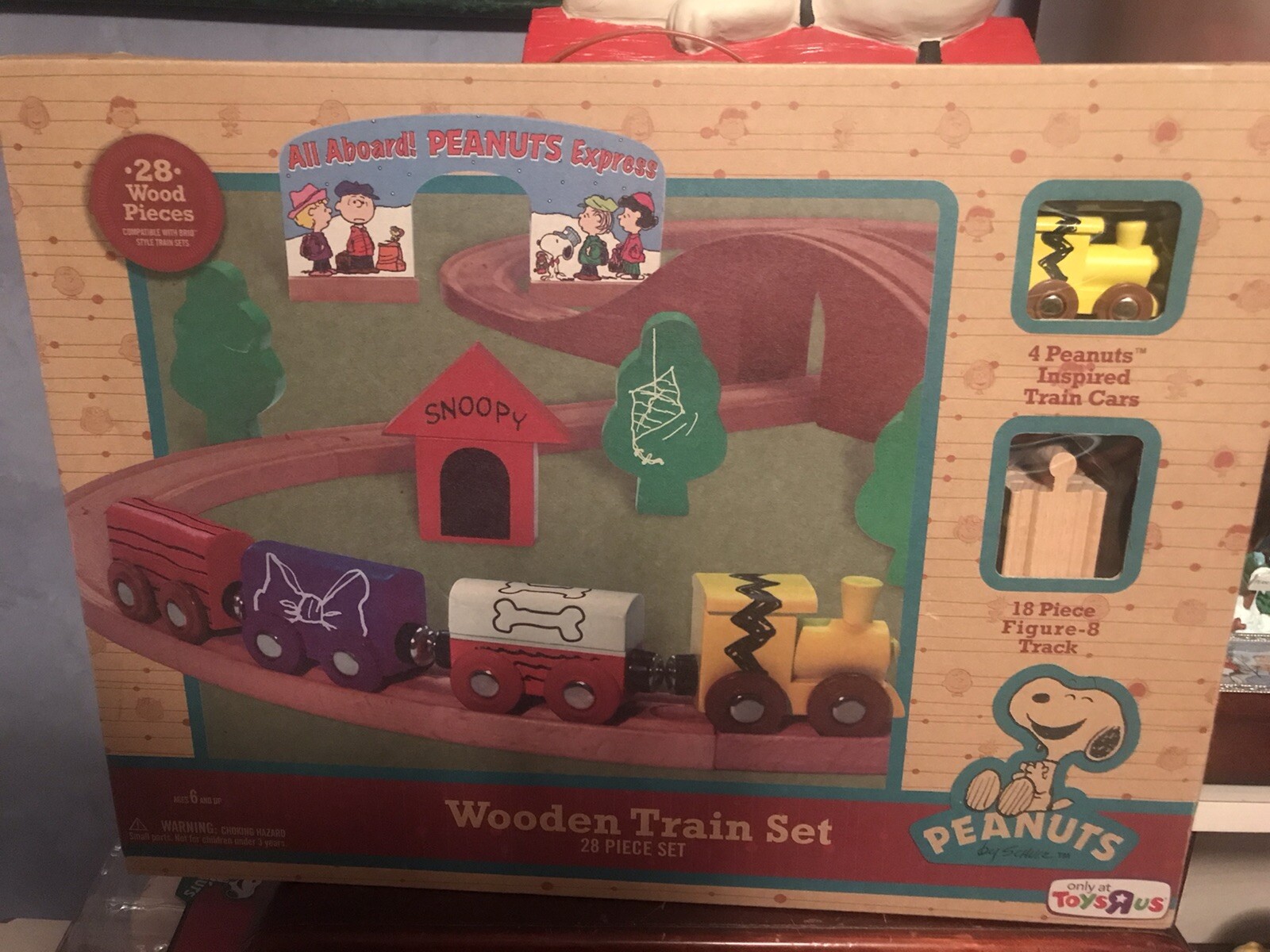 snoopy peanuts christmas train set | eBay