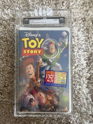 IGS GRADED 7.5 VHS Toy Story Walt Disney Home Video WM Seal!! 1ST PRINT ...