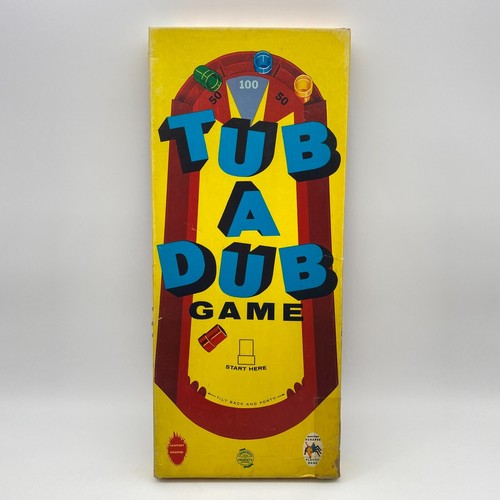 VINTAGE Tub A Dub Game COMPLETE Schaper Family Game Children's 50's 60 ...