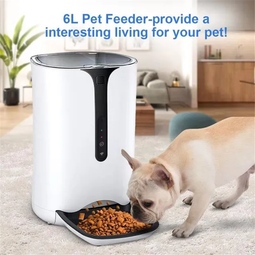Automatic Pet Feeder with Remote Control, App Timer, Timed Food Divider ...