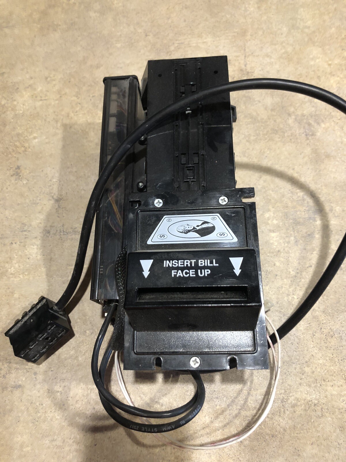 Coinco BA30B Dollar Bill Acceptor Validator Vending Machine, Powers Up ...