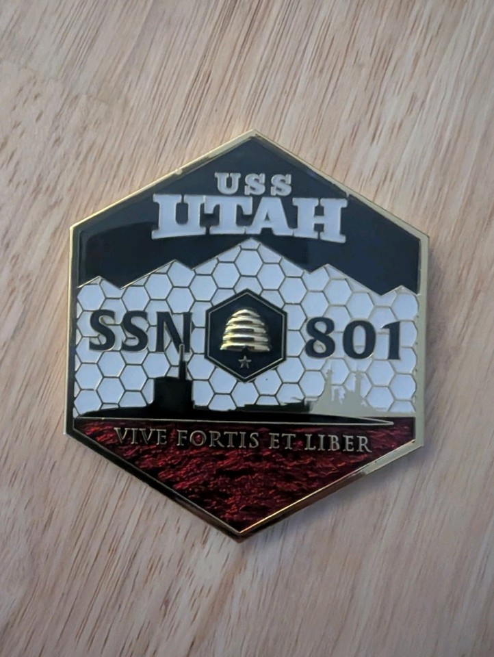 USS Utah SSN 801 Challenge Coin US Navy Submarine | eBay