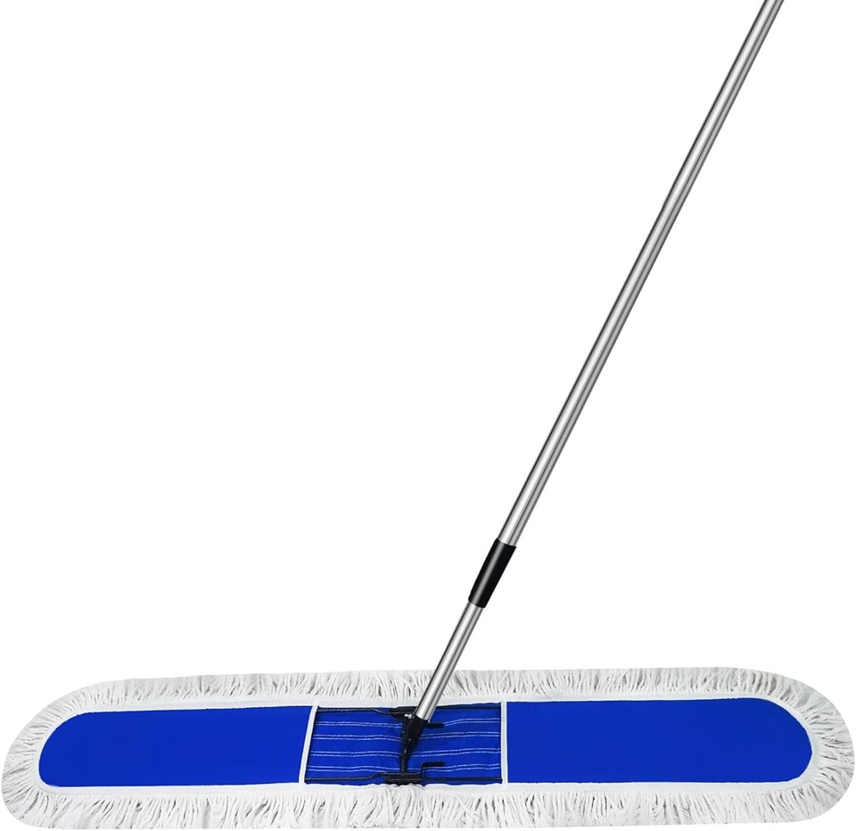 48 inch Commercial Dust Mop for Hardwood Floors, Large Size Dry Mop ...