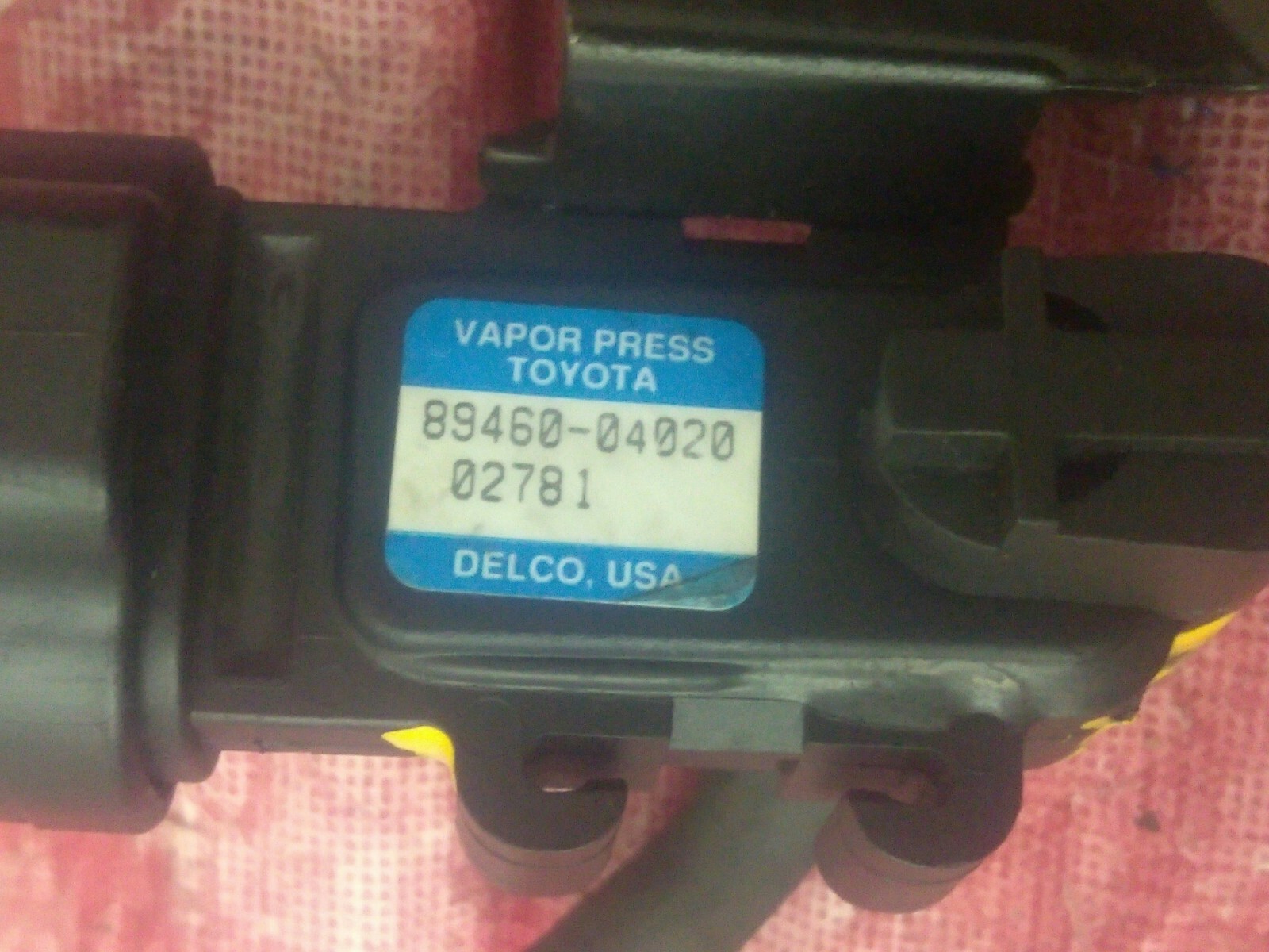 2001 Toyota Tacoma Fuel Evap Vapor Pressure Sensor | 89460-04020 ...