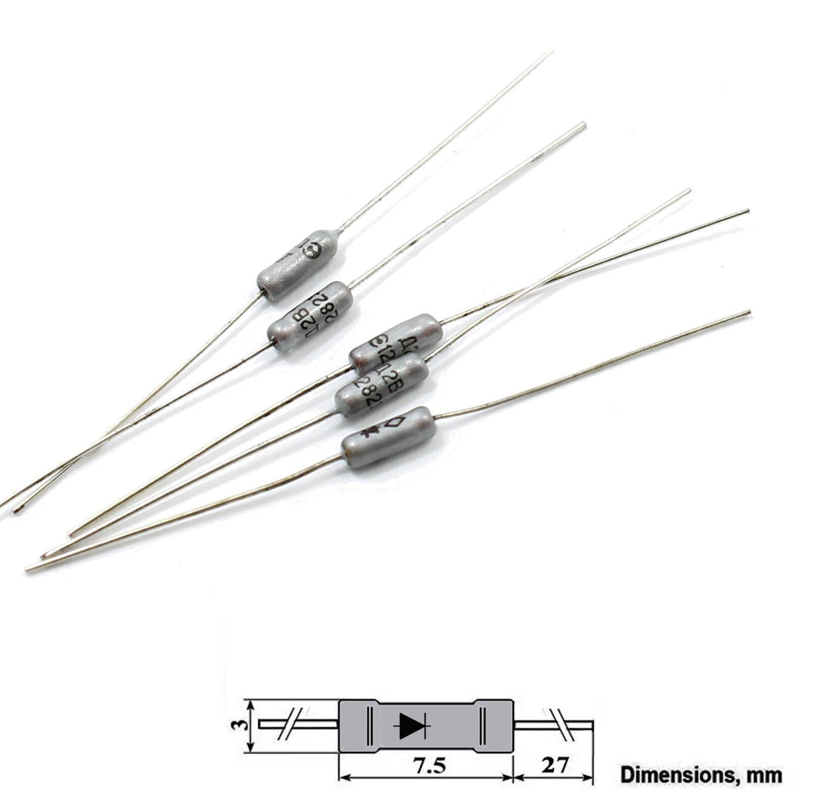 20pcs D2 D9 Germanium Diode Fuzz Guitar and Crystal Radio Vintage USSR ...