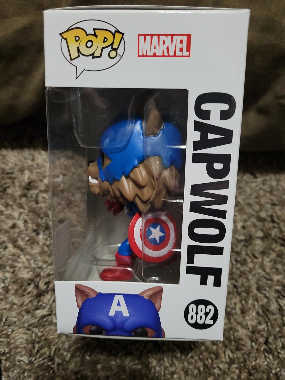 Funko Pop! Capwolf-Marvel Year of the Shield #882 | Funkon Summer 2021 ...