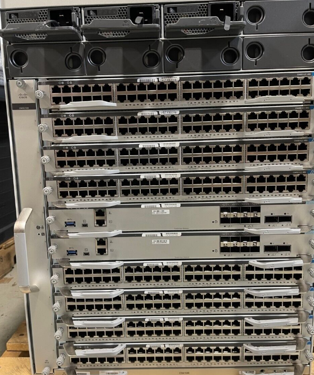 Cisco Catalyst 9400 Series Switch, C9410R W/2x C9400-SUP-1, 8x C9400-LC ...